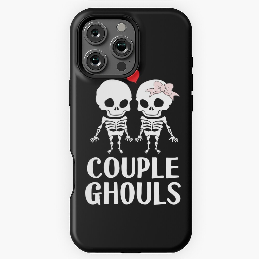 Spooky lovers Couple Goals Couple Ghouls for Halloween Phone Case for ...
