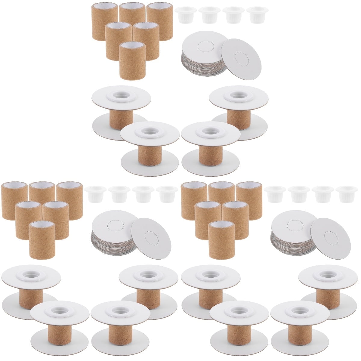FENGGUIQU 30-Pack Practical Weaving Bobbins for Ribbon and Paper ...