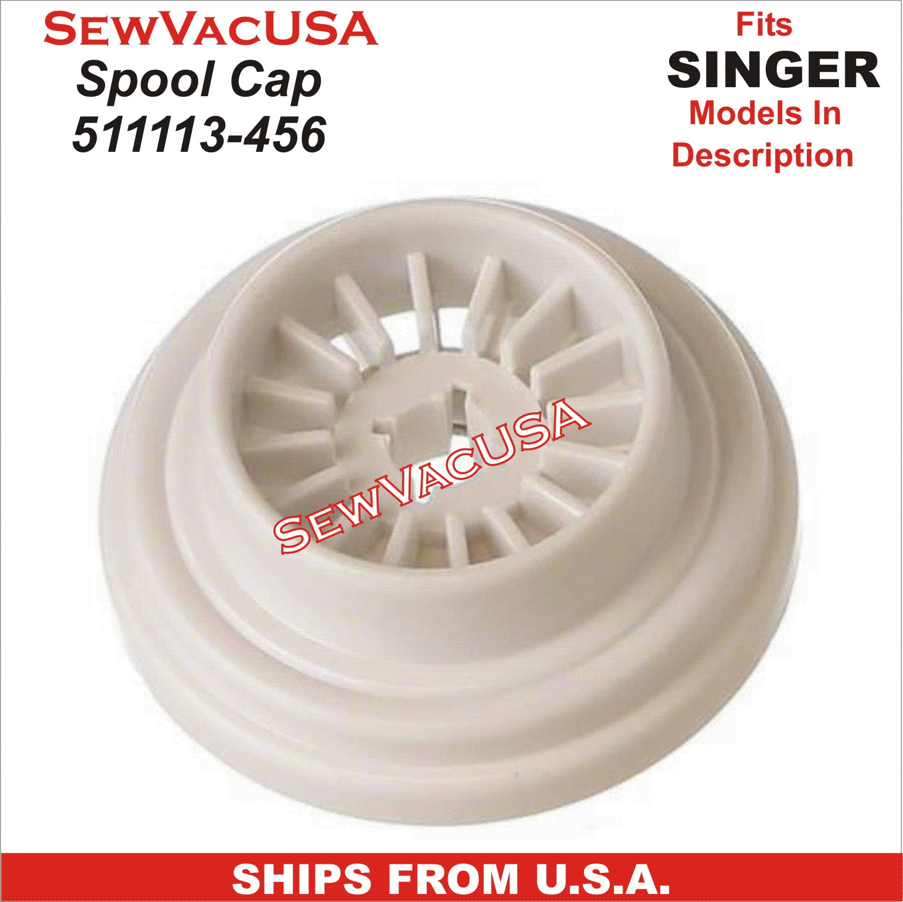 Spool Cap Singer Part Number 511113-456 Fits Singer Sewing Machines ...