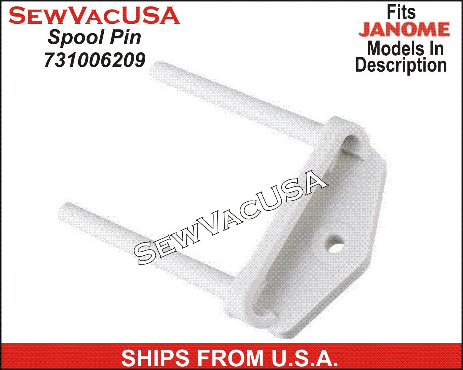 Spool Pin Janome Part Number 731006209 Fits Janome Models In ...