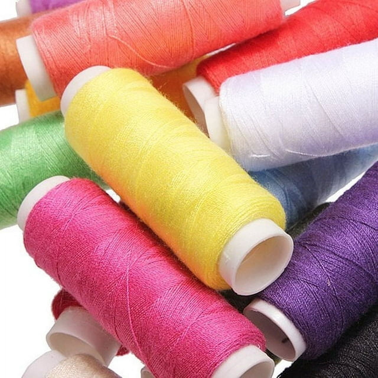Sewing Thread Spool Assortment Coil 24 Color 218 Yards Each Polyester ...