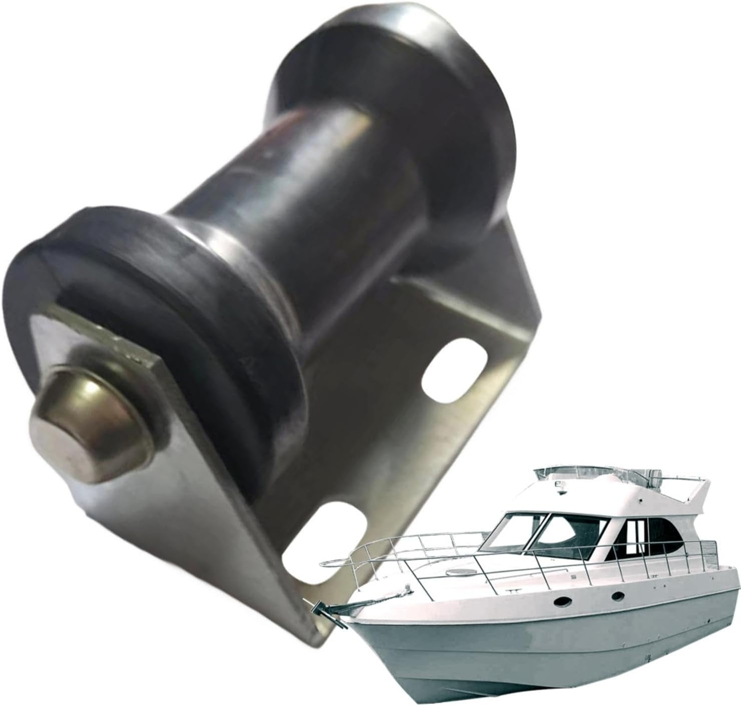 Spool Stationary Keel Roller | Galvanized Steel Boat Trailer Rollers with Brackets,Fixed Coil ...