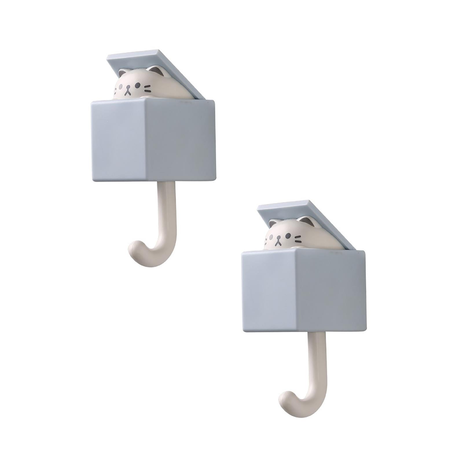 Spoon And Lid Rest Cute Hooks Powerful Punch Hanging Hook Hook Animals ...
