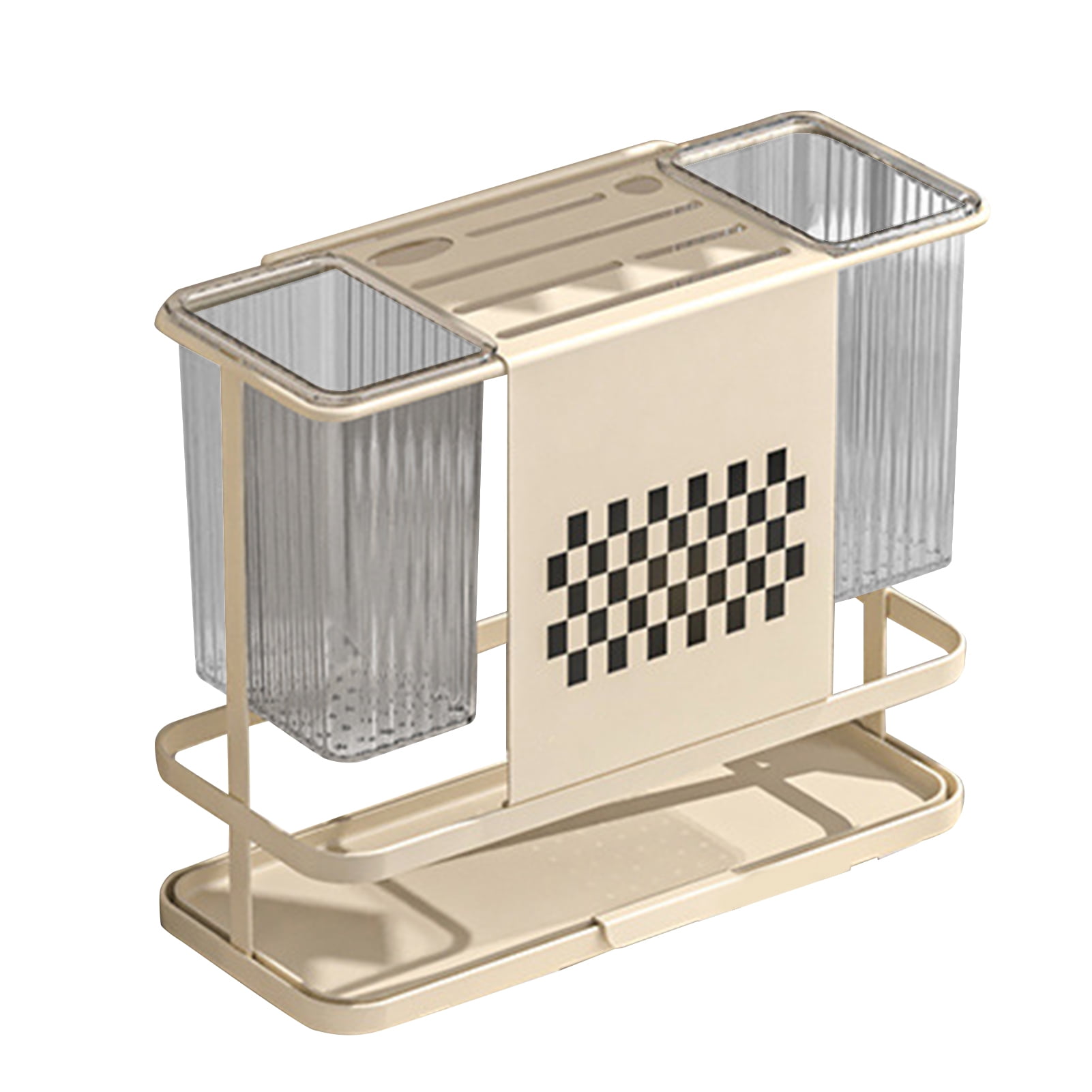 Spoon and Fork Holder, Clear Chopstick Drying Rack Basket Fork Holder ...