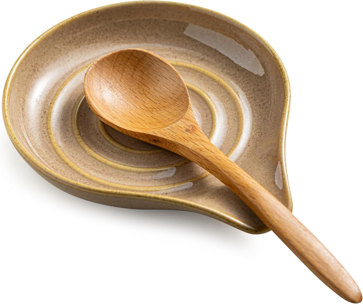 Spoon Holder, Porcelain Cooking Spoon Rest for Stove Top, Large Utensil ...