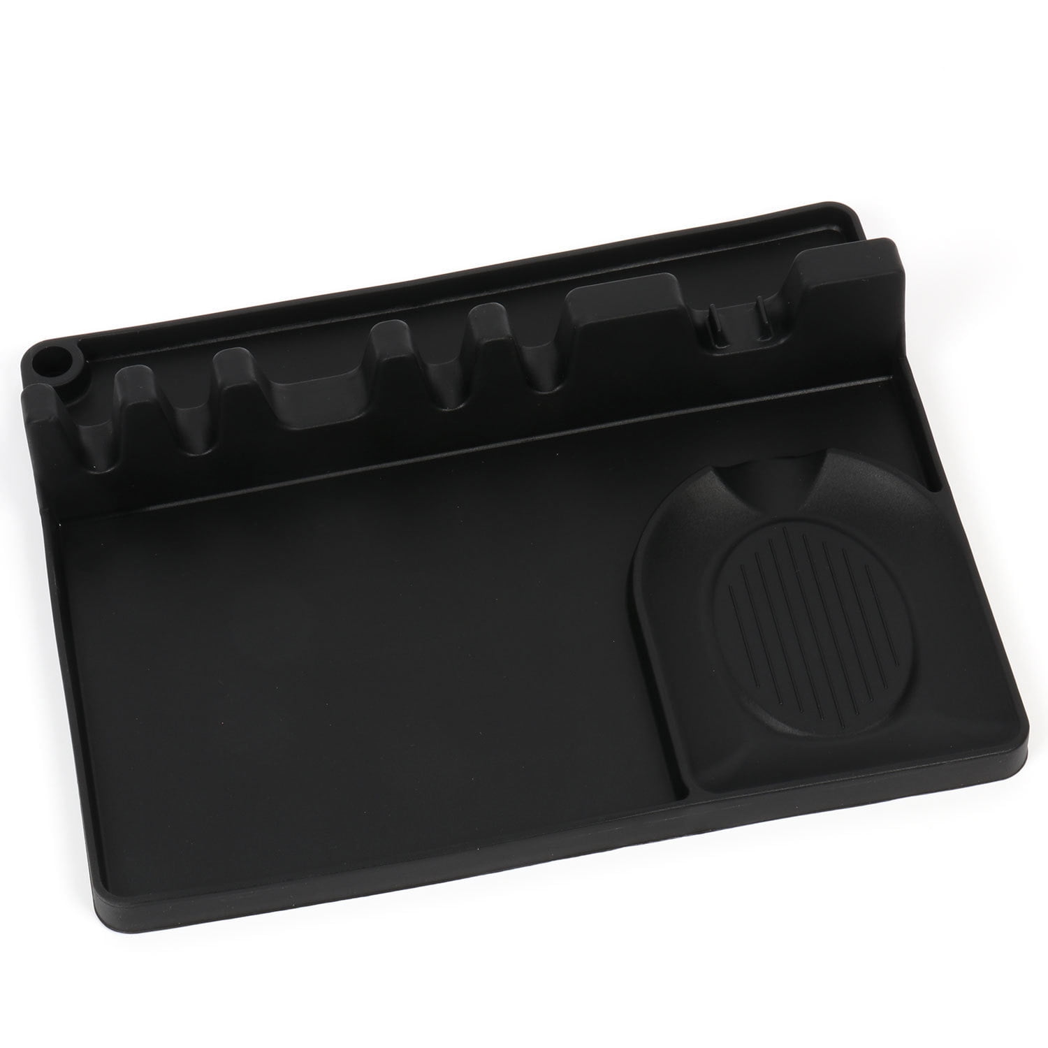 Spoon Rest, 2 in 1 Silicone Utensil Rest with Drip Pad for Multiple ...