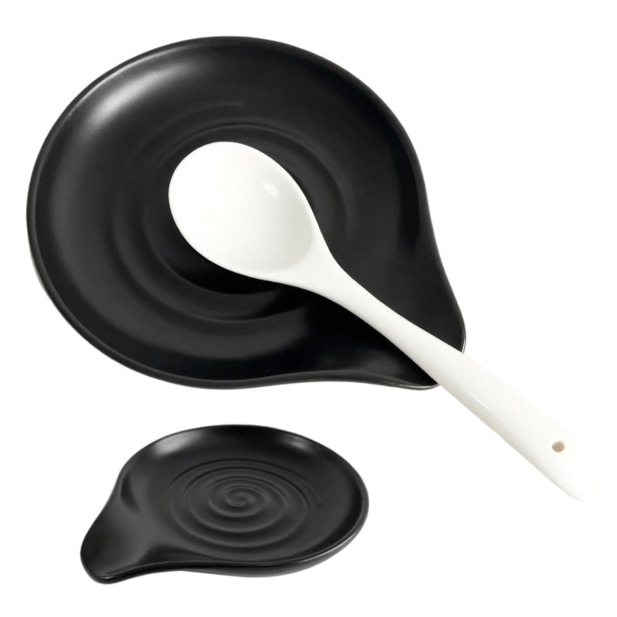 Spoon Rest Ceramic Spoon Holder for Stove Top Heat-Resistant Cooking ...