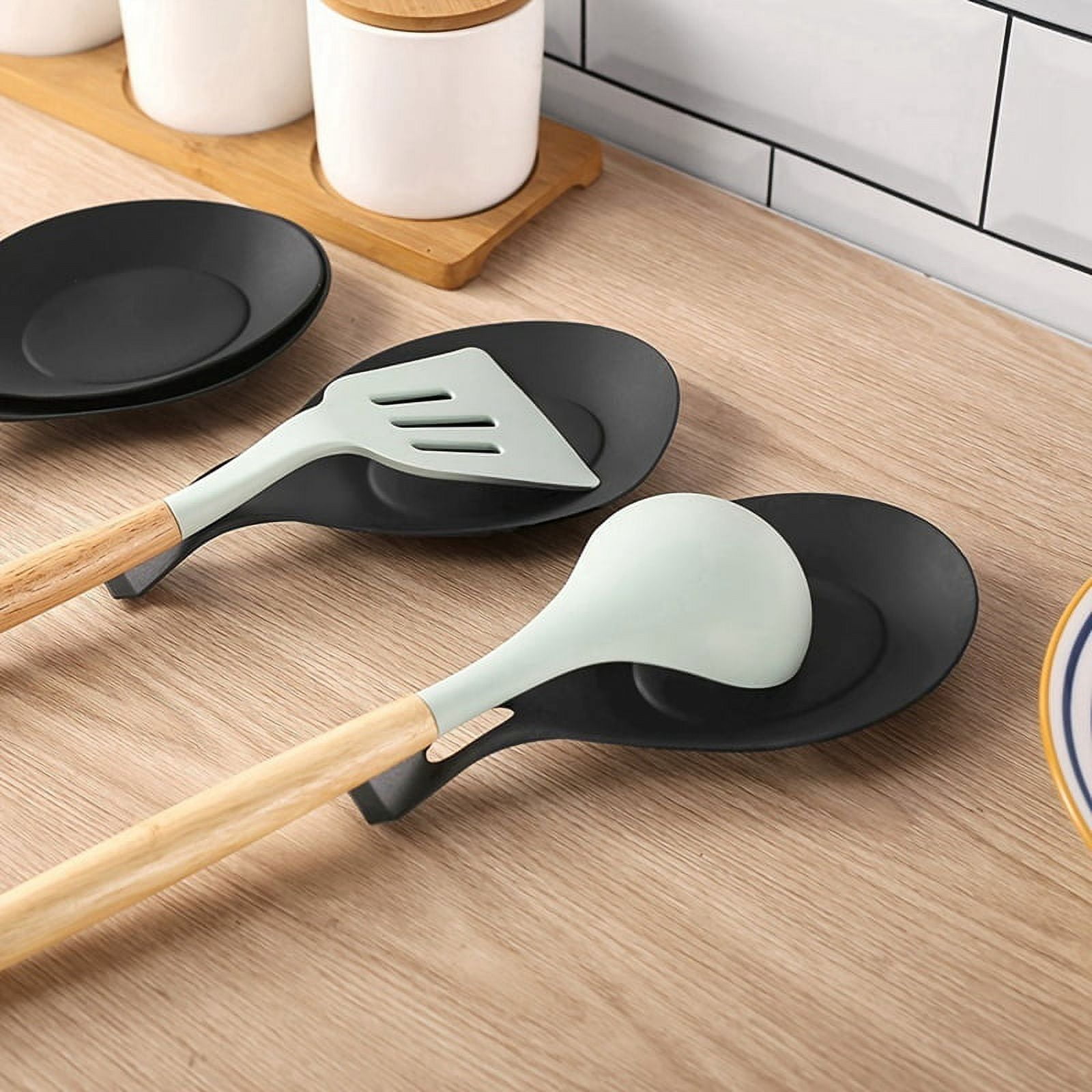 Spoon Rest Pad Food Grade Spoon Heat Put Mat Device Kitchen Utensils ...