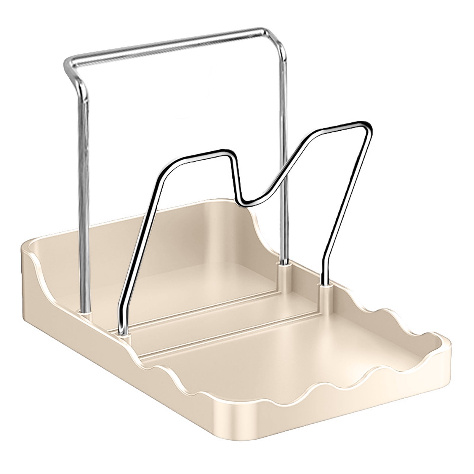 Spoon Rest For Stove Top Stainless Steel Lid Holder Organizer Utensil ...