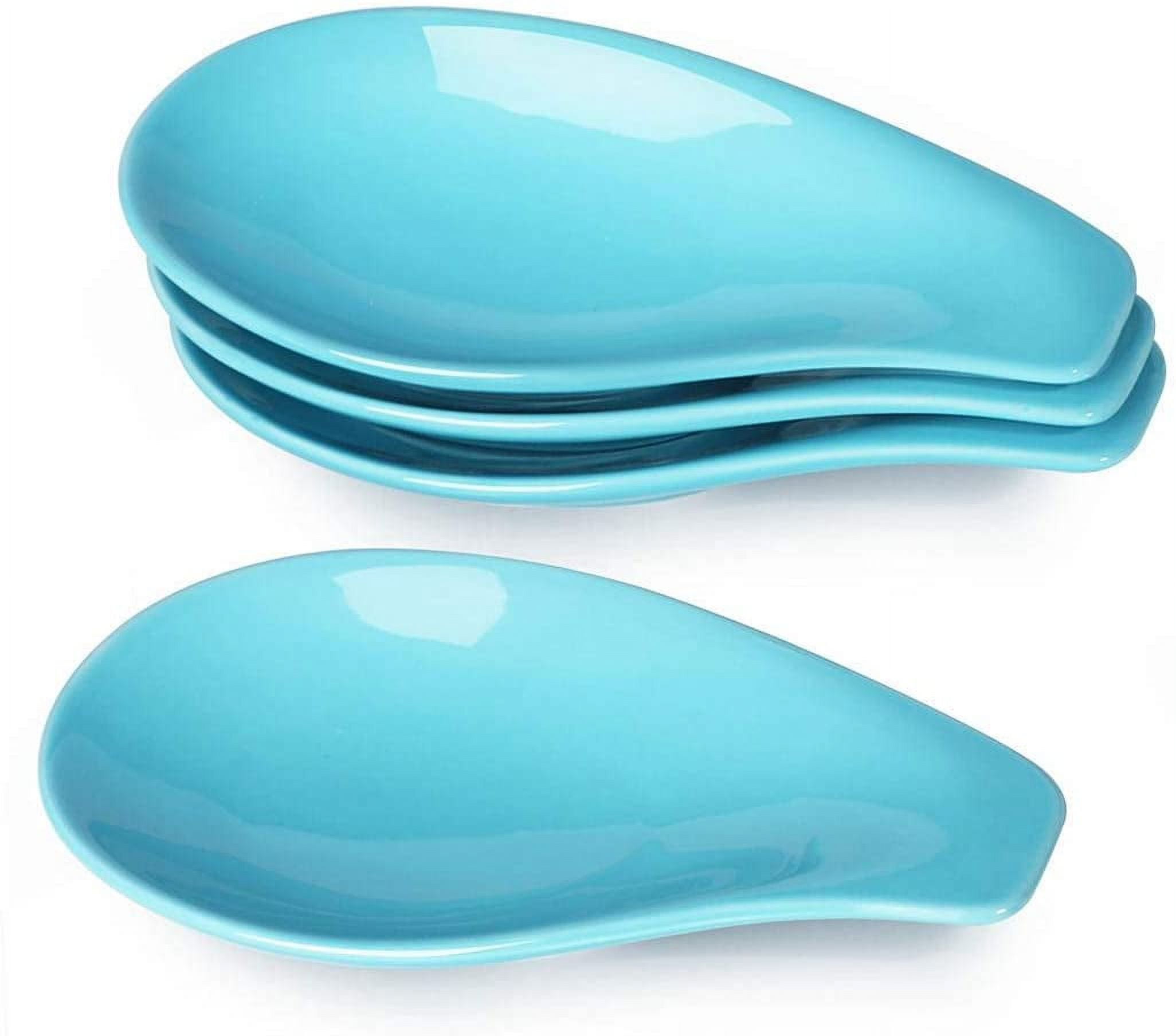 Spoon Rests,Ceramic Resting Cooking Spoons Holder for Home and Kitchen ...