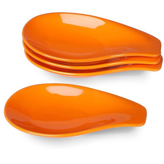 Spoon Rests,Ceramic Resting Cooking Spoons Holder for Home and Kitchen ...