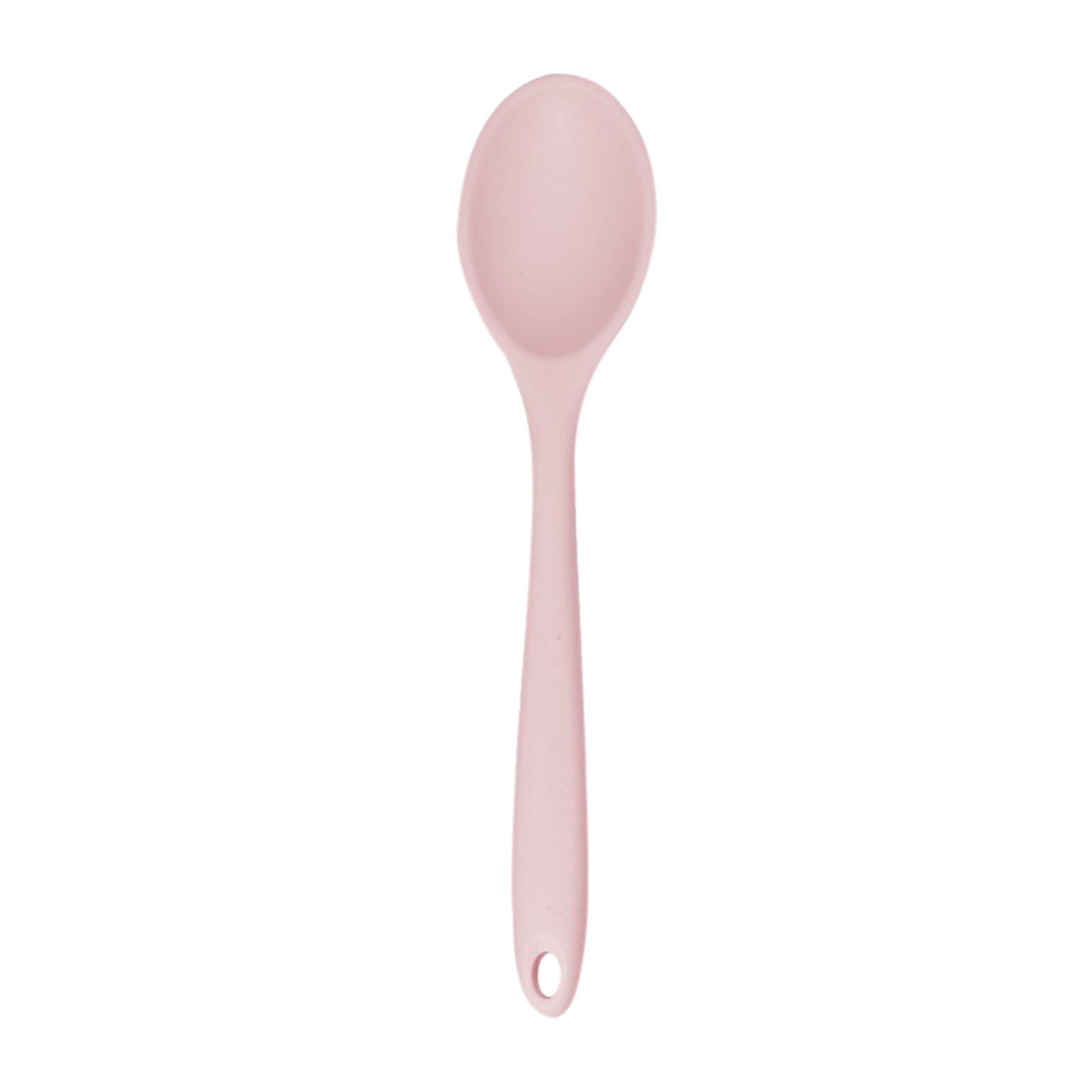 Spoon,Small All-In-One Silicone Spoon Pink,Small Silicone Spoon Baby ...