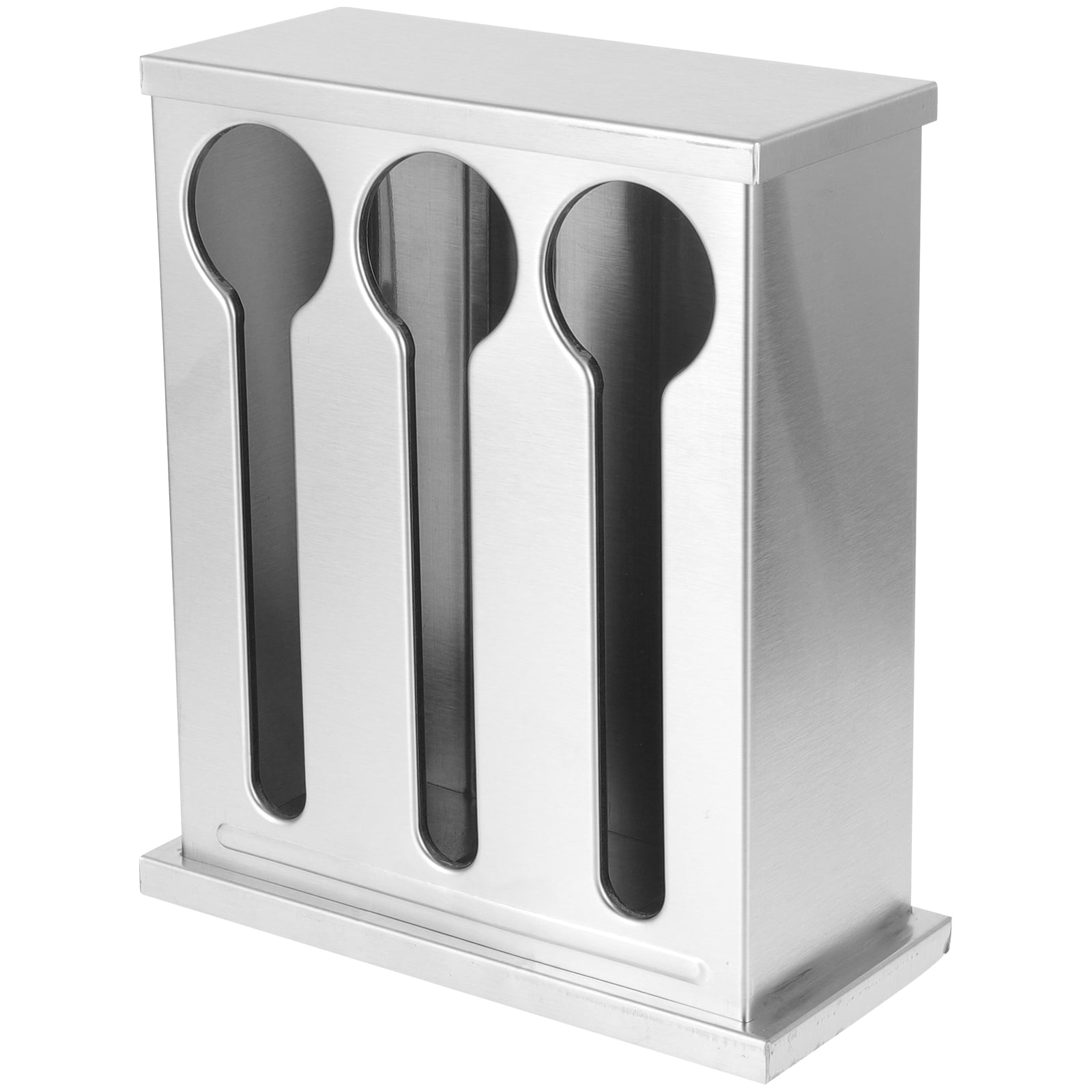 Metal Utensil Box with Storage Case for Silverware Drain Holder 1 Set ...