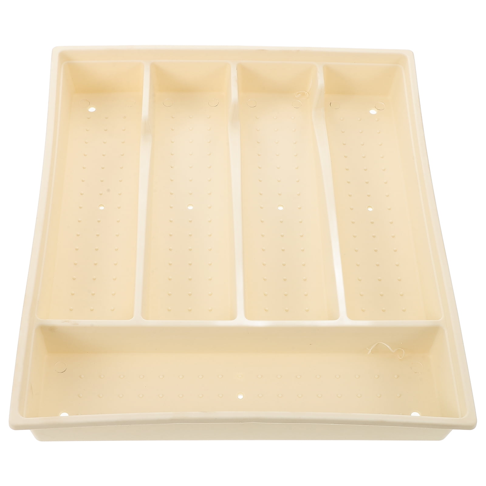 Spoon Storage Organizer Plastic Utensil Dispenser Tray Cutlery ...