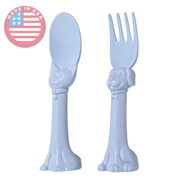 green sprouts Learning Cutlery Set-Aqua-12mo+ - Walmart.com