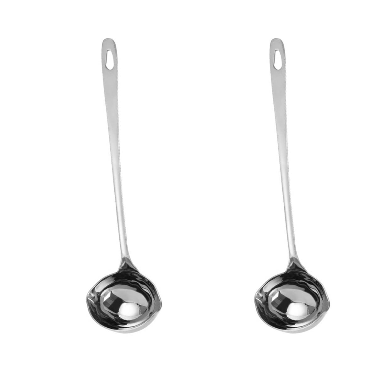 Spoon with Spout Multipurpose Water Ladle 201 Stainless Steel Soup ...