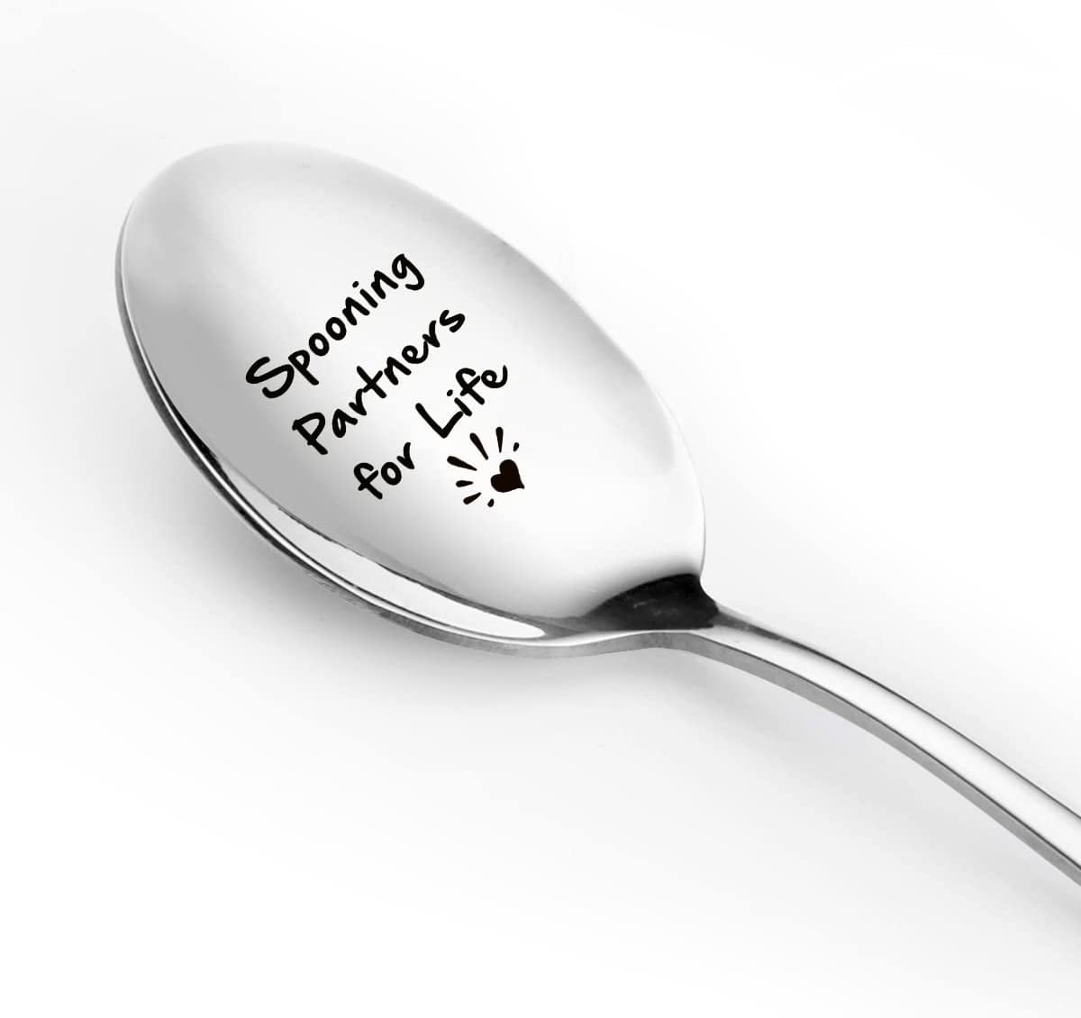 Spooning Partners for Life Spoon Engraved Stainless Steel for Women Men ...