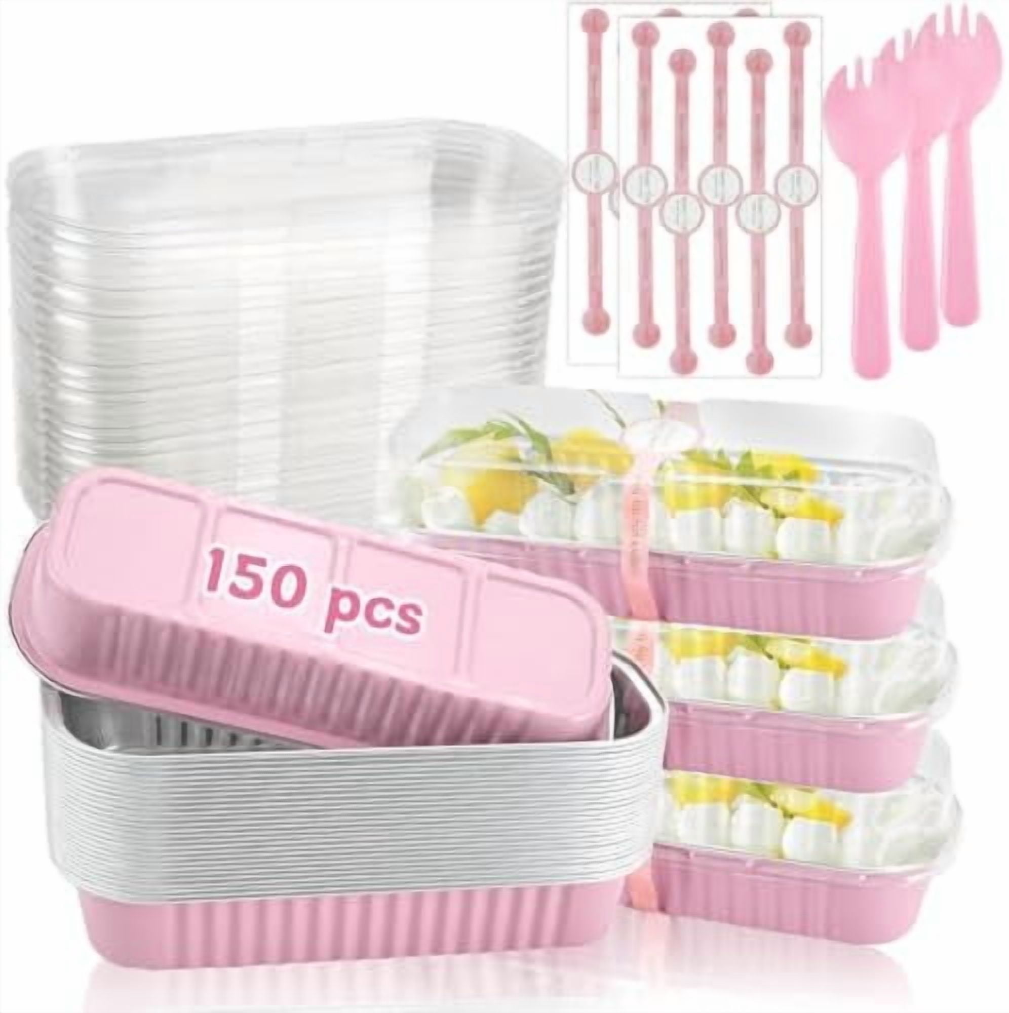 Spoons Sealing , Rectangular Cake Pans Aluminum Foil Disposable Cake ...