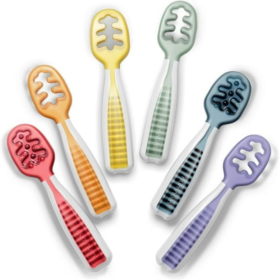 Spoons Set, Essentials Pre-Spoon GOOtensils for 6+ Months, Stage Self ...