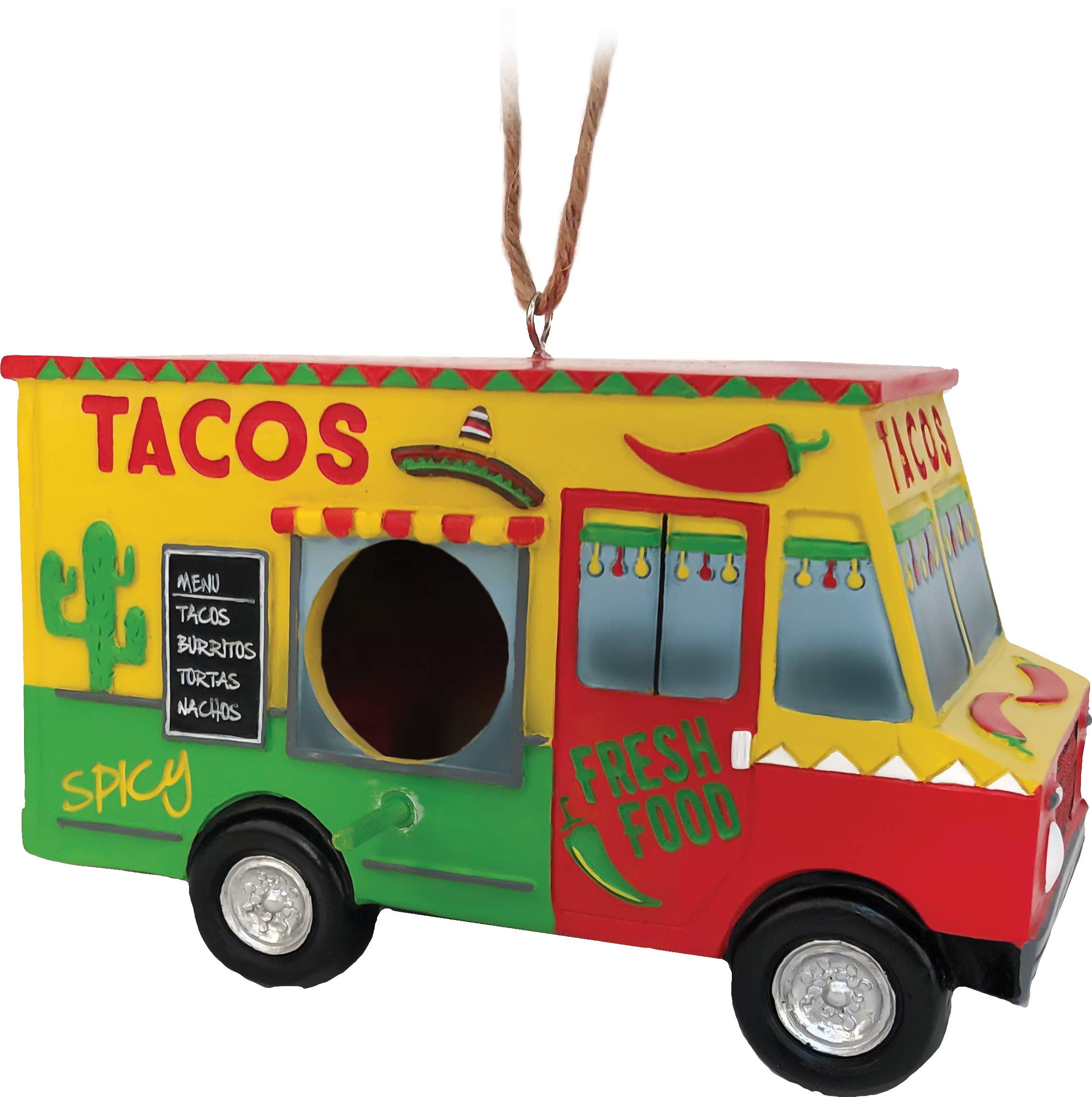 Spoontiques 10136 Taco Truck Birdhouse, Multicolor - Walmart Business ...