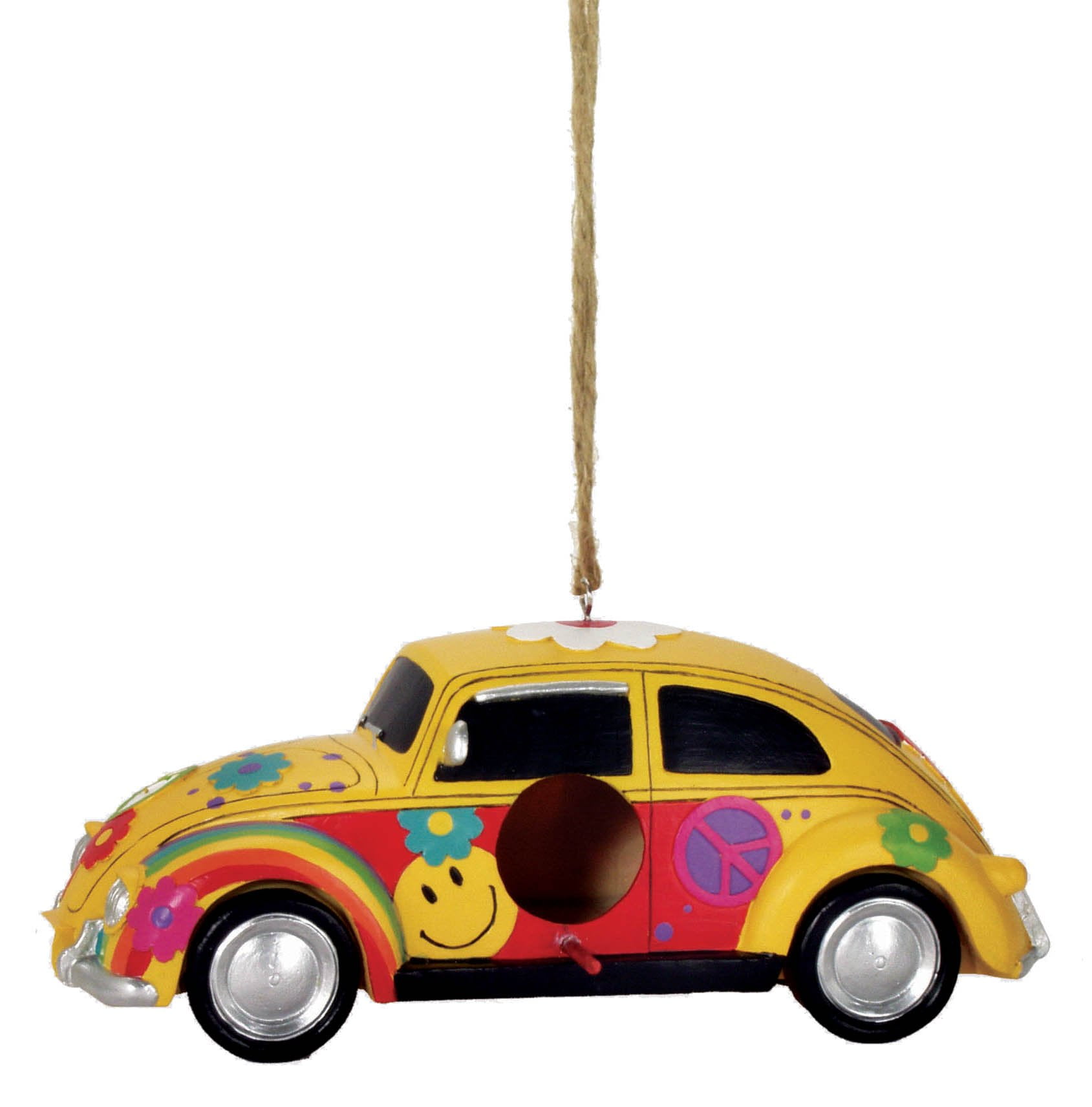 Spoontiques 10193 Hippie Car Birdhouse - Walmart.com
