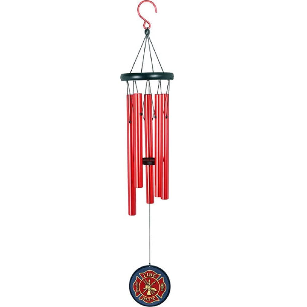 Spoontiques 13956 Fire Department Wind Chime, 26-inch High - Walmart.com
