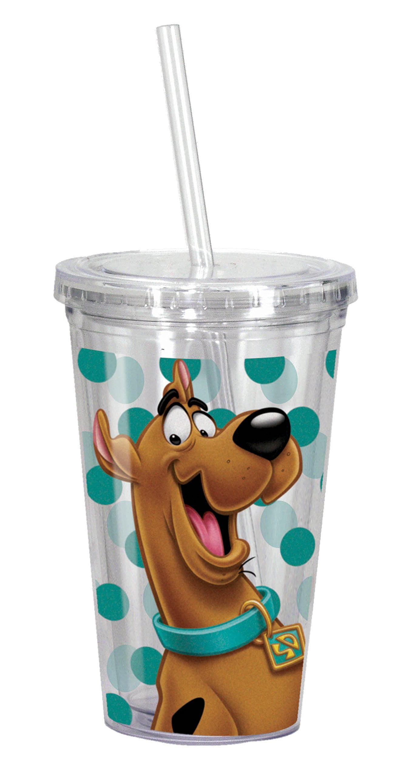 Scooby Doo Cup w/Straw by Spoontiques - 16256 - Walmart.com