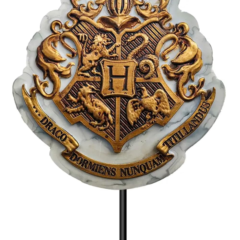 Spoontiques 21252 Resin Garden Stake, 28-inch Height (Hogwarts Crest ...