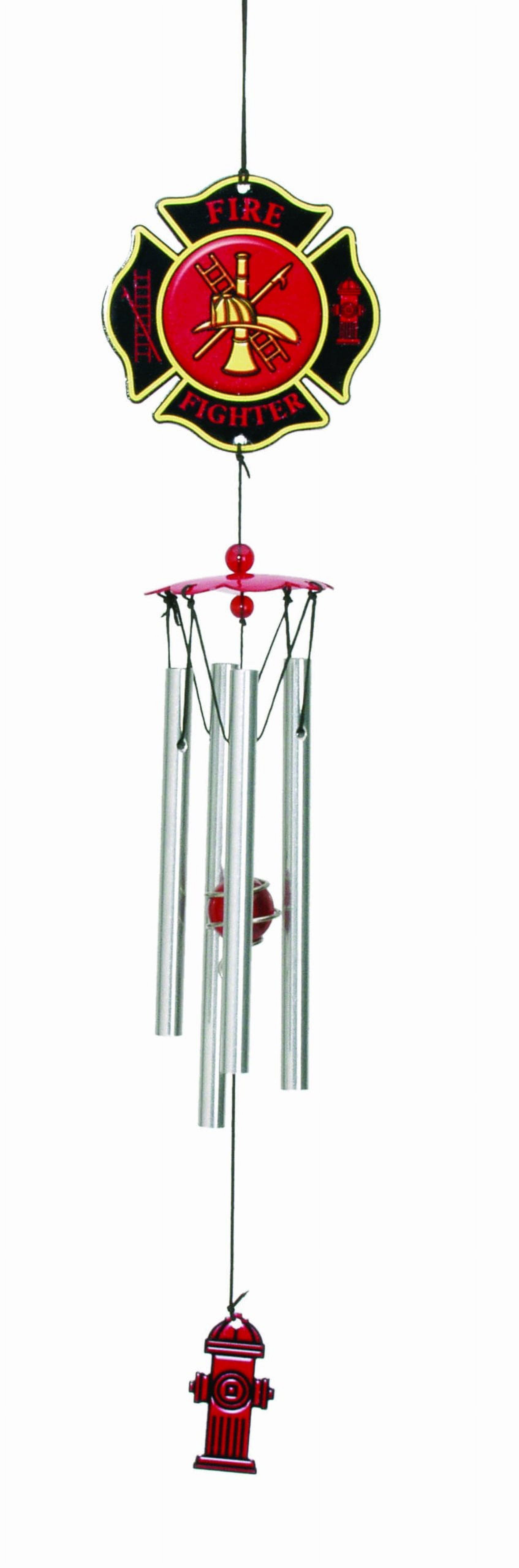 Spoontiques Firefighter Wind Chime - Walmart.com