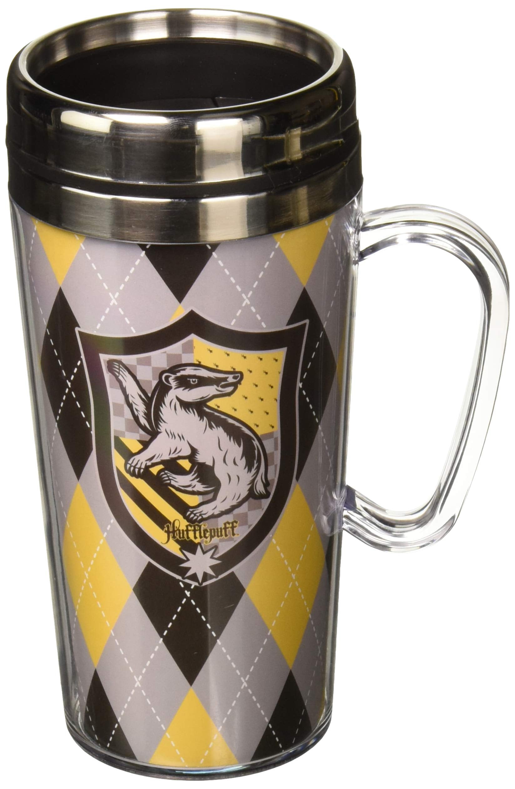 Spoontiques 17188 Hufflepuff Insulated Travel Mug, 14 ounces ...
