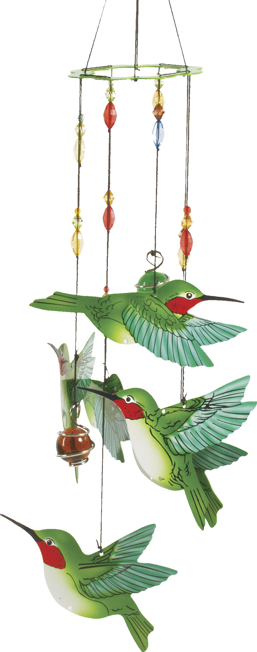 HUMMINGBIRDS METAL WIND CHIME - Walmart.com
