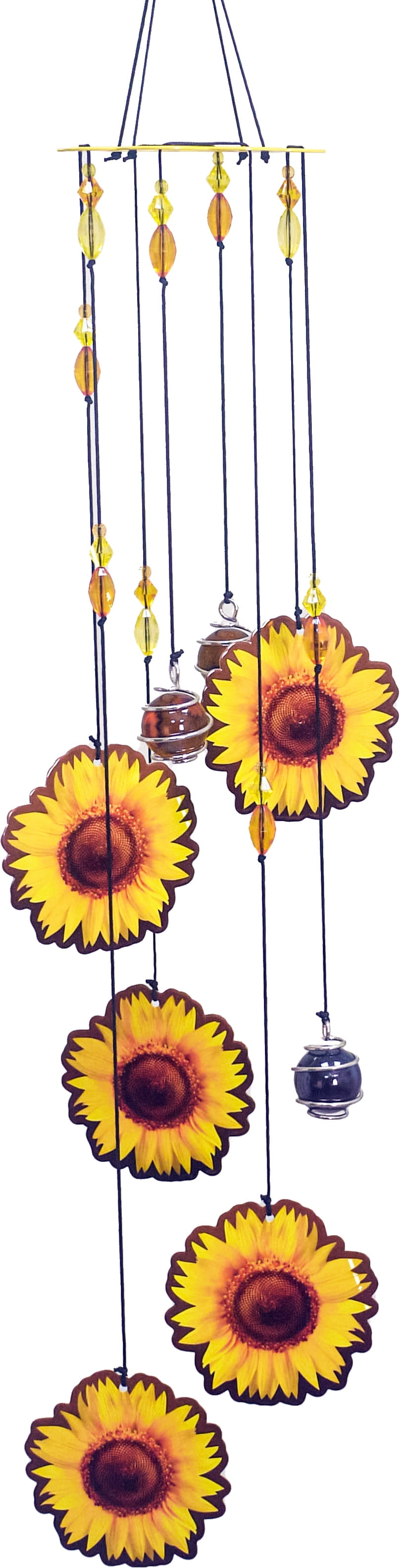 SUNFLOWERS METAL WIND CHIME - Walmart.com