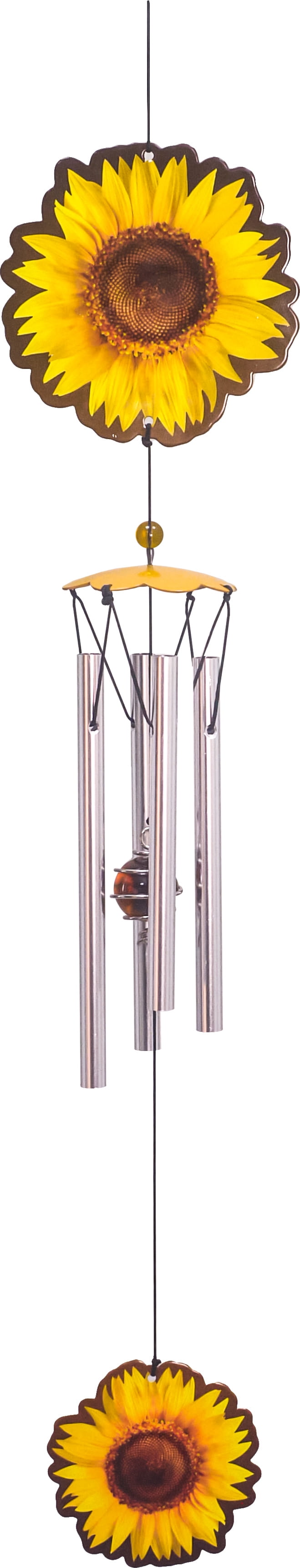 SUNFLOWER METAL WIND CHIME - Walmart.com