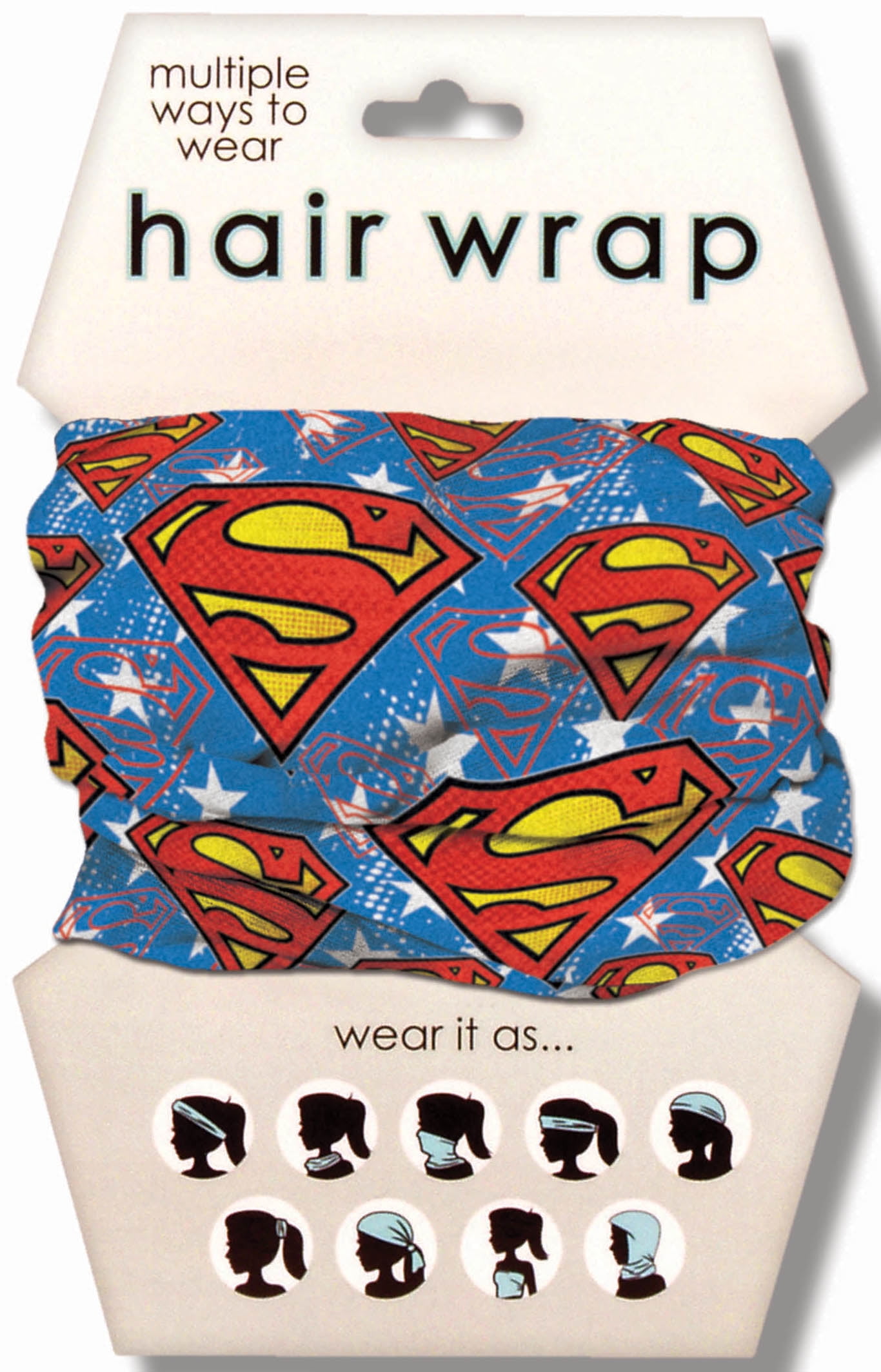 SUPERMAN LOGOS HAIR WRAP - Walmart.com