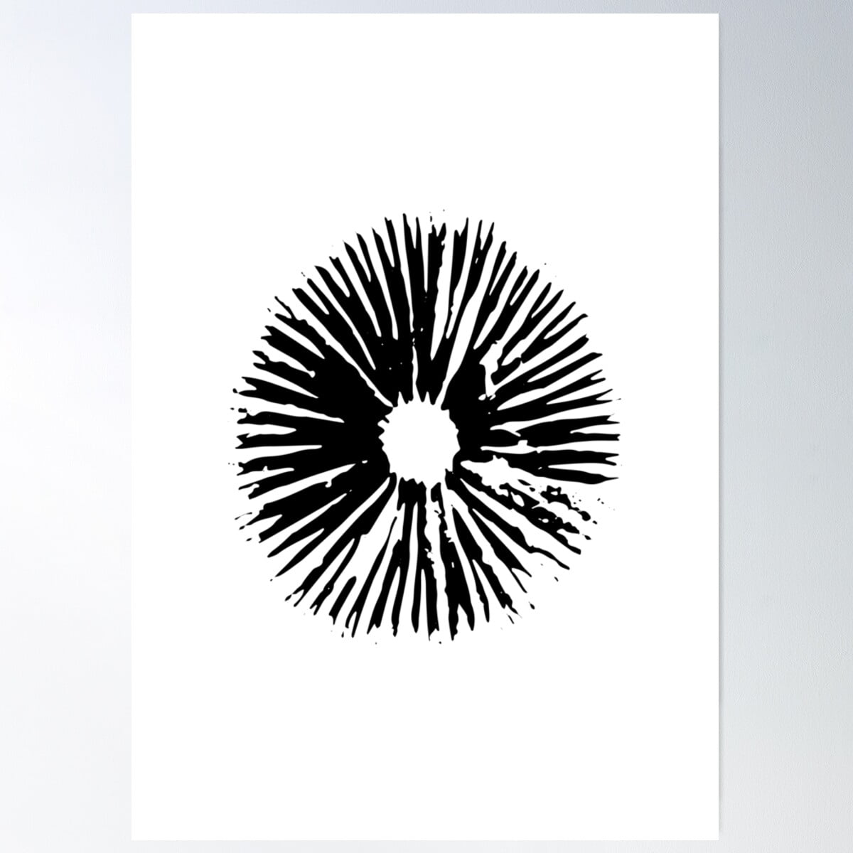 Spore Print Poster Wall Art, Modern Wall Decor For Living Room Bedroom ...