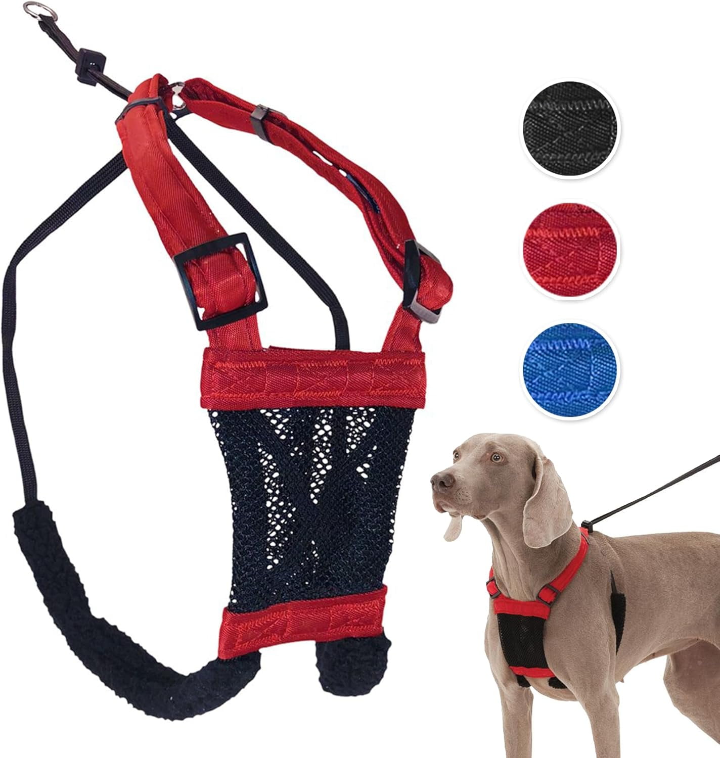 Sporn No Pull Dog Harness, Large Nylon Mesh Dog Harness for Large Sized ...