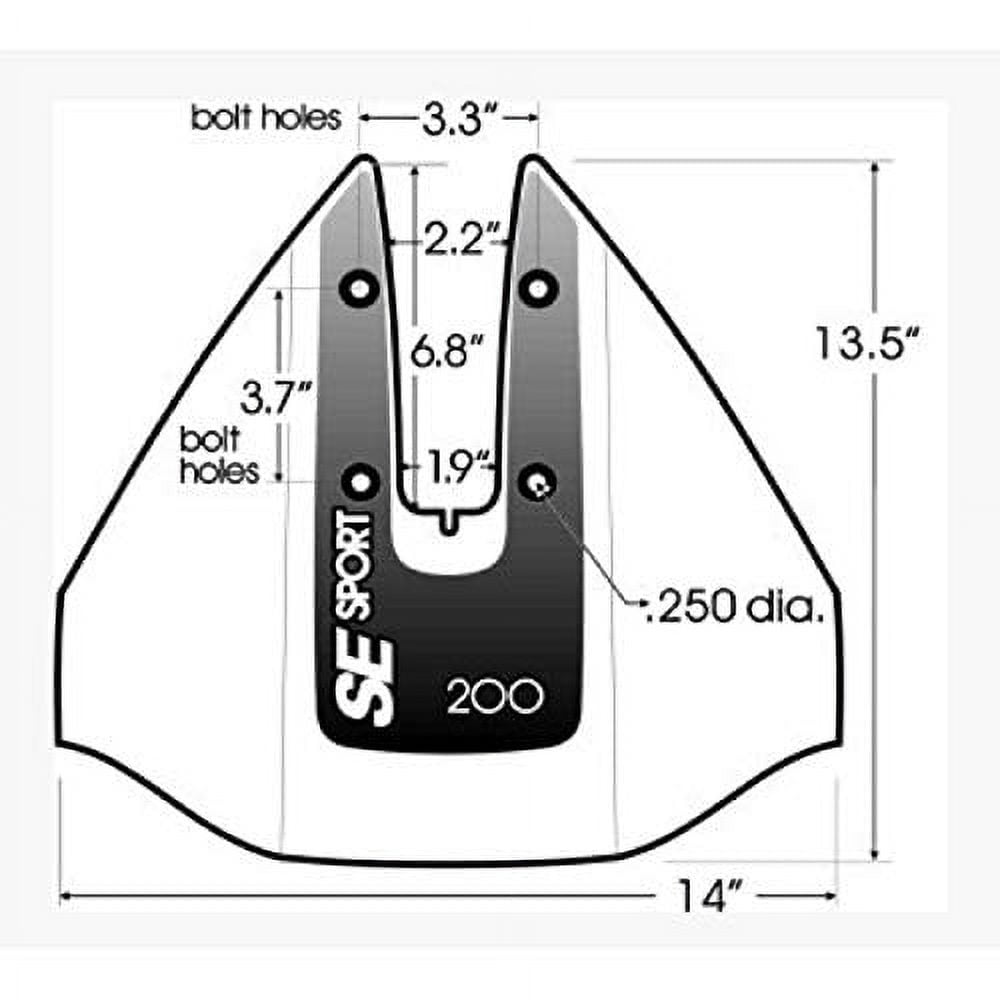 Sport 200 Hydrofoil, fits 8 hp - 40 hp engines - Walmart.com