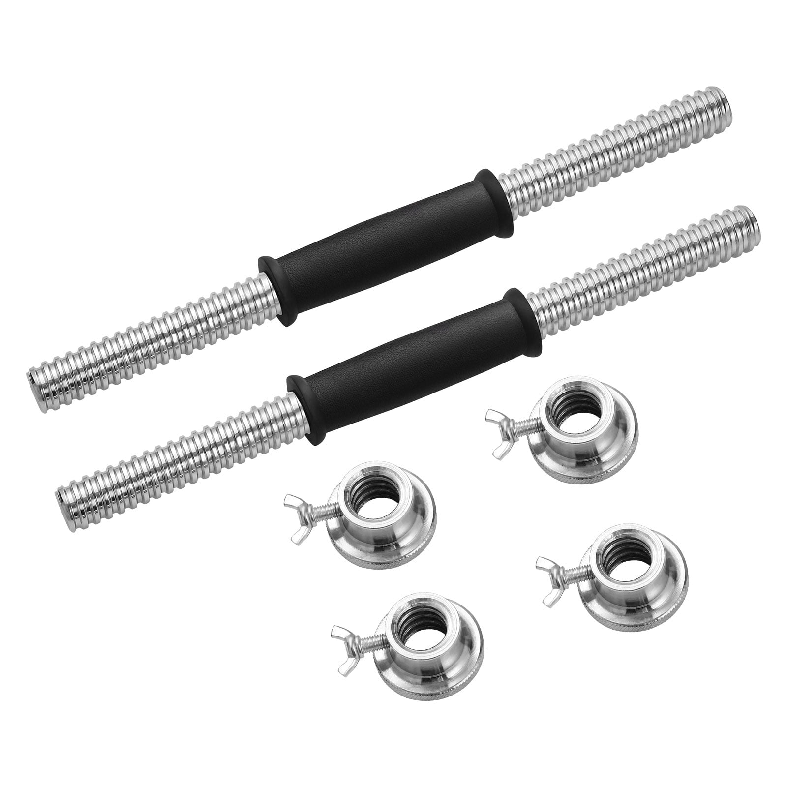 Sport Accessories Black Rubber Bands 1 Inch Dumbbell Bar Adjustable ...