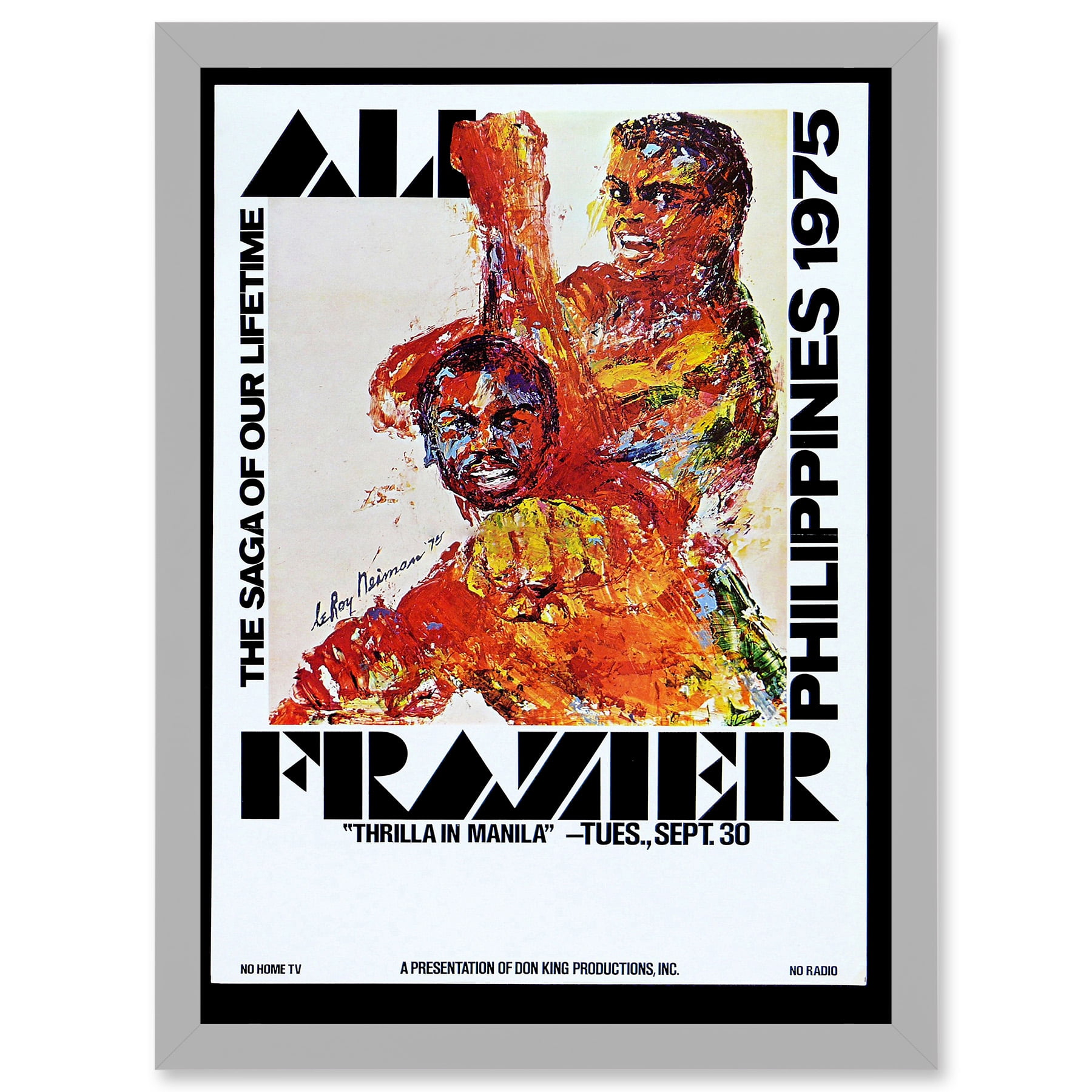 Sport Advert Boxing Thrilla Manila Ali Frazier Fight Philippines 1975 ...