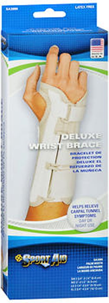 Sport Aid Deluxe Wrist Brace Large Right - 1 ea. HSA/FSA Eligible ...