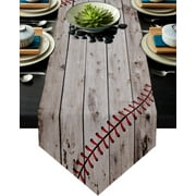 Baseball Table Runner