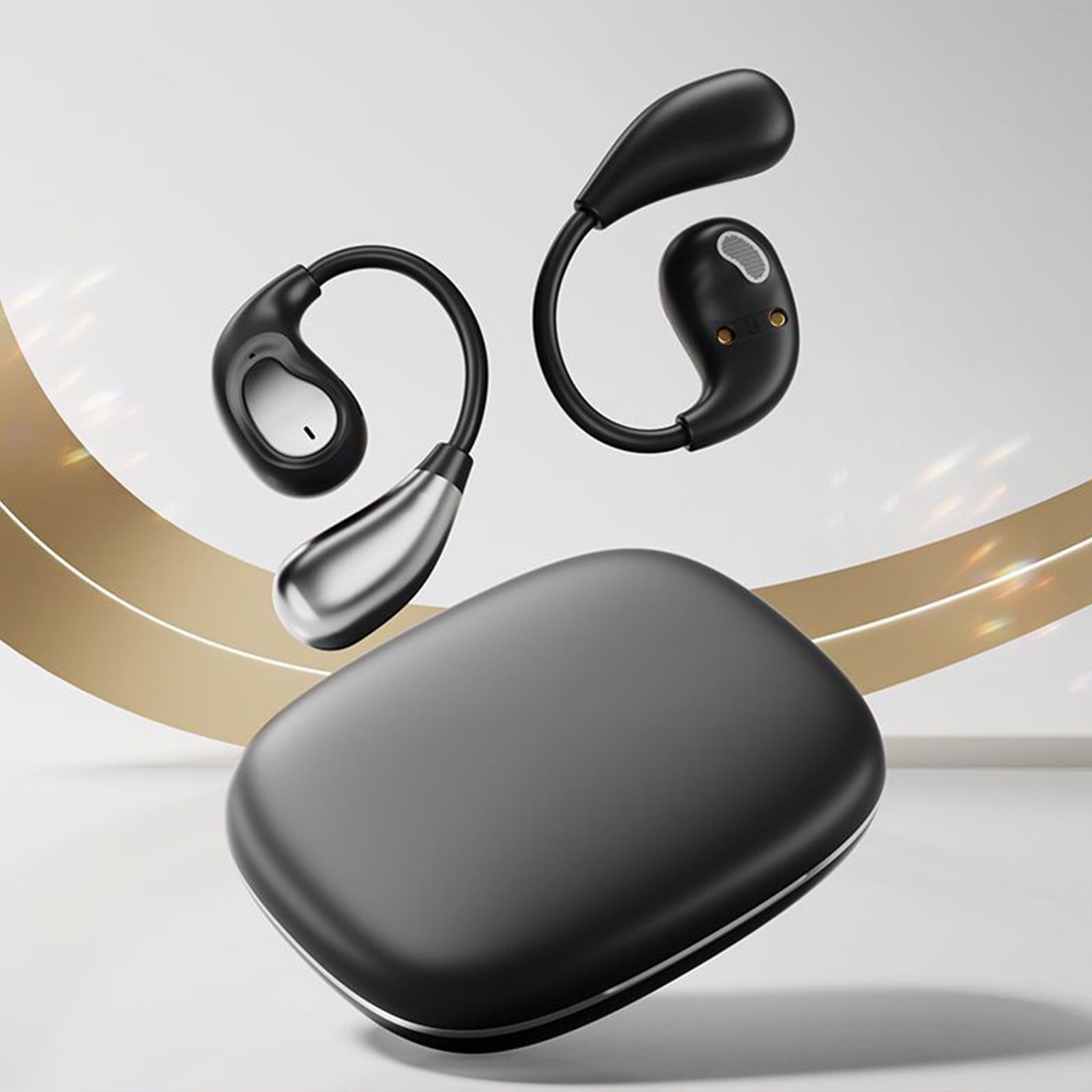 Sport Bluetooth Open-Ear Earphones,Hanging Ear True Wireless with High ...