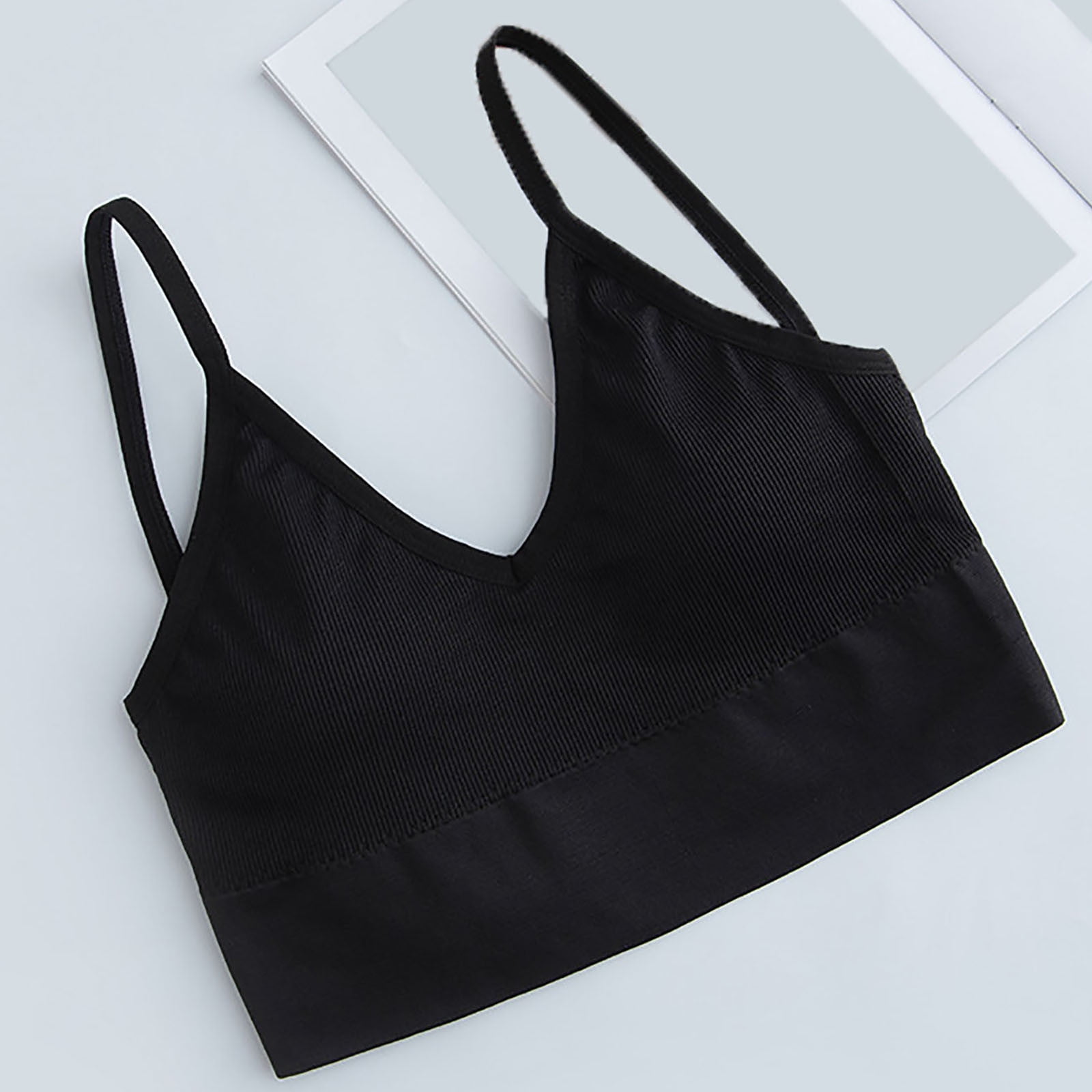 Sport Bralette for Female Clearance CALAFEBILA Balcony bra Wireless ...