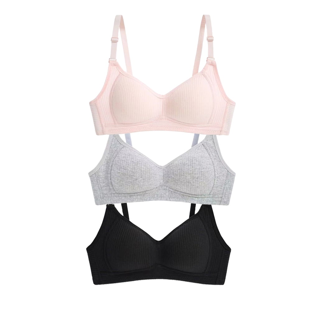 Sport Crop Cami Bras Lightly Padded Cotton Developed Girl Training Bra ...