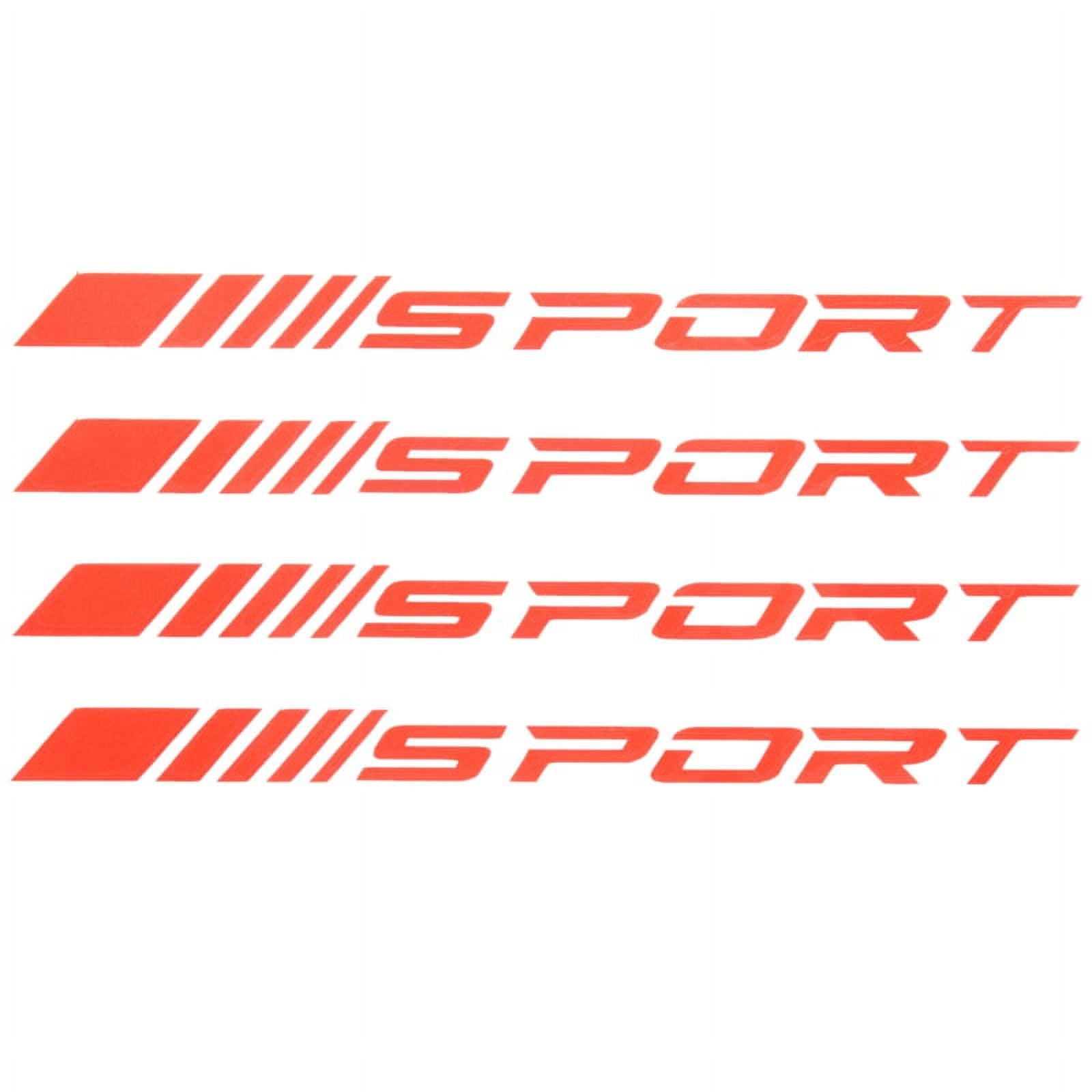 Sport Decal Sticker Wheels Rims Racing Car Self Adhesive Door Wheel Hub ...