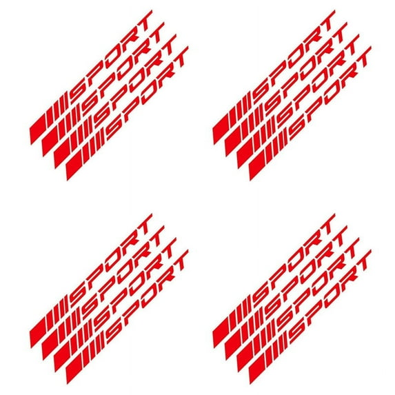 Sport Decal Sticker Wheels Rims Racing Car Sticker Self Adhesive Car ...