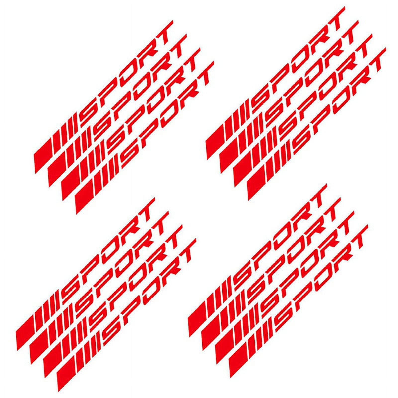 Sport Decal Sticker Wheels Rims Racing Car Sticker Self Adhesive Car ...