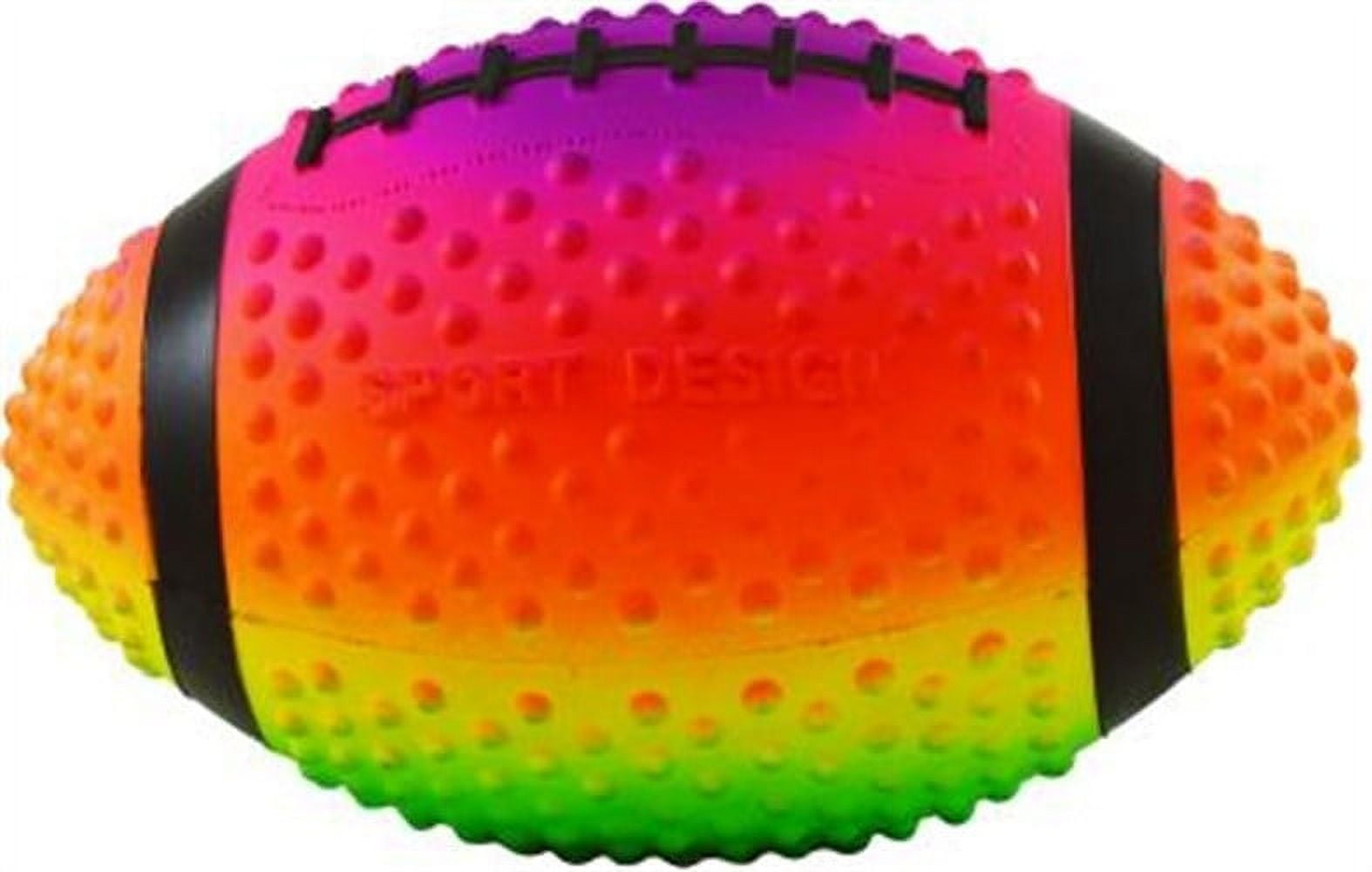 Sport Design Neon Rainbow Football - Walmart.com