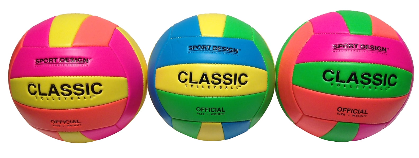 Sport Design Neon Volleyball - Walmart.com