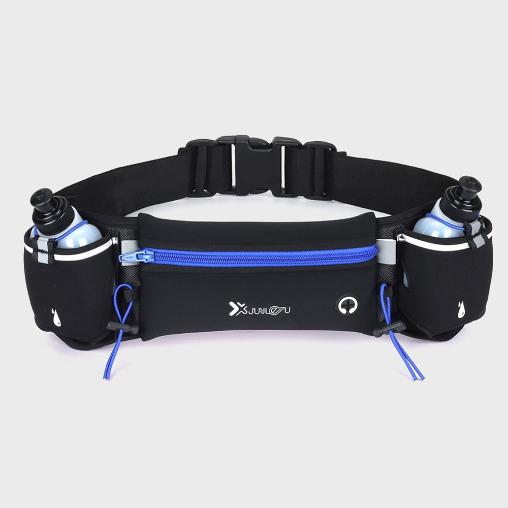 Sport Fitness Waist Pack with Water Bottles and Phone Bag Stay Hydrated ...